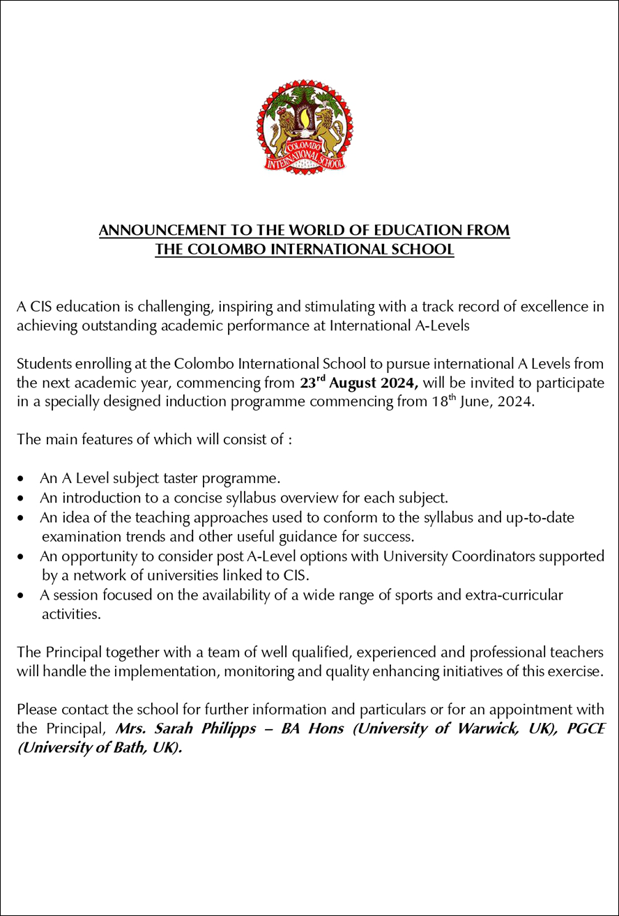 Home | Colombo International School